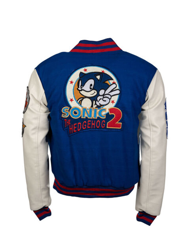 Sonic The Hedgehog 2 Varsity Jacket